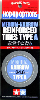 Tamiya 53433 (OP433) 24mm Reinforced Tires-2pcs - Type A Compound