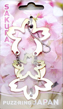Hanayama Puzzle Puzz Ring Japan SAKURA | PlazaJapan