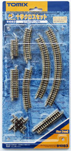 Tomix 91083 Mini Rail Crossing Track Set (N scale)