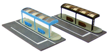 Tomytec (Komono 007-4) Bus Stop A4 1/150 N scale