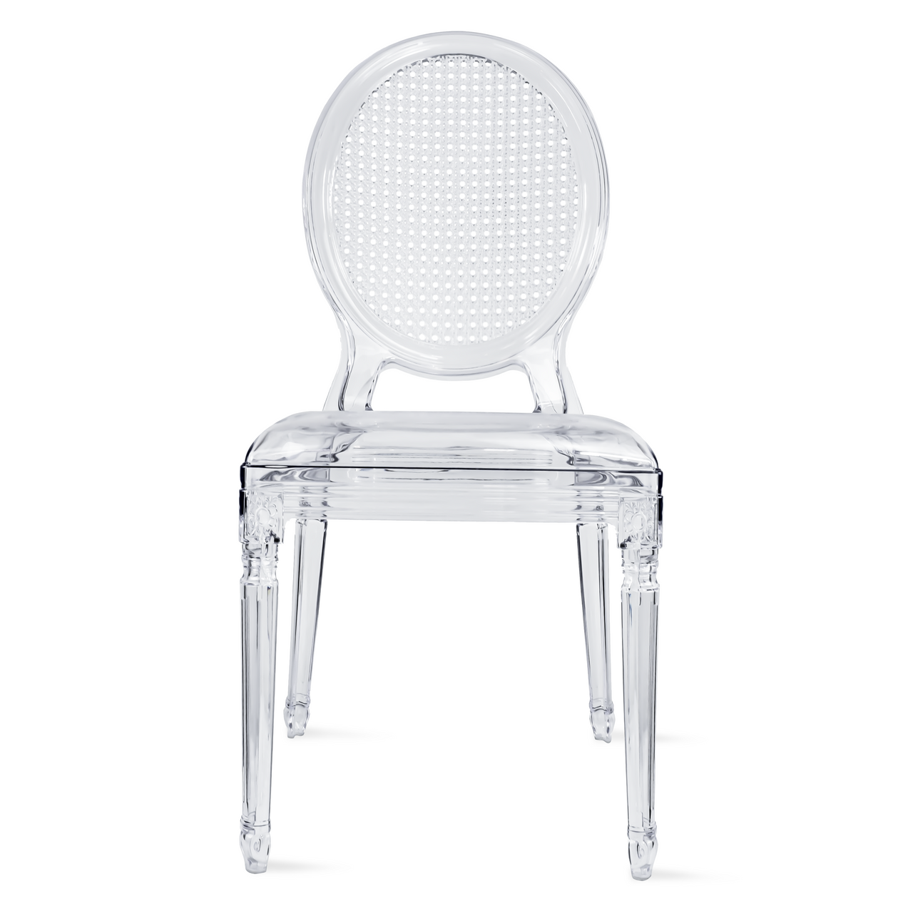 Clear Modern Transparent Plastic Armless Dining Chair - 2xhome - Modern ...