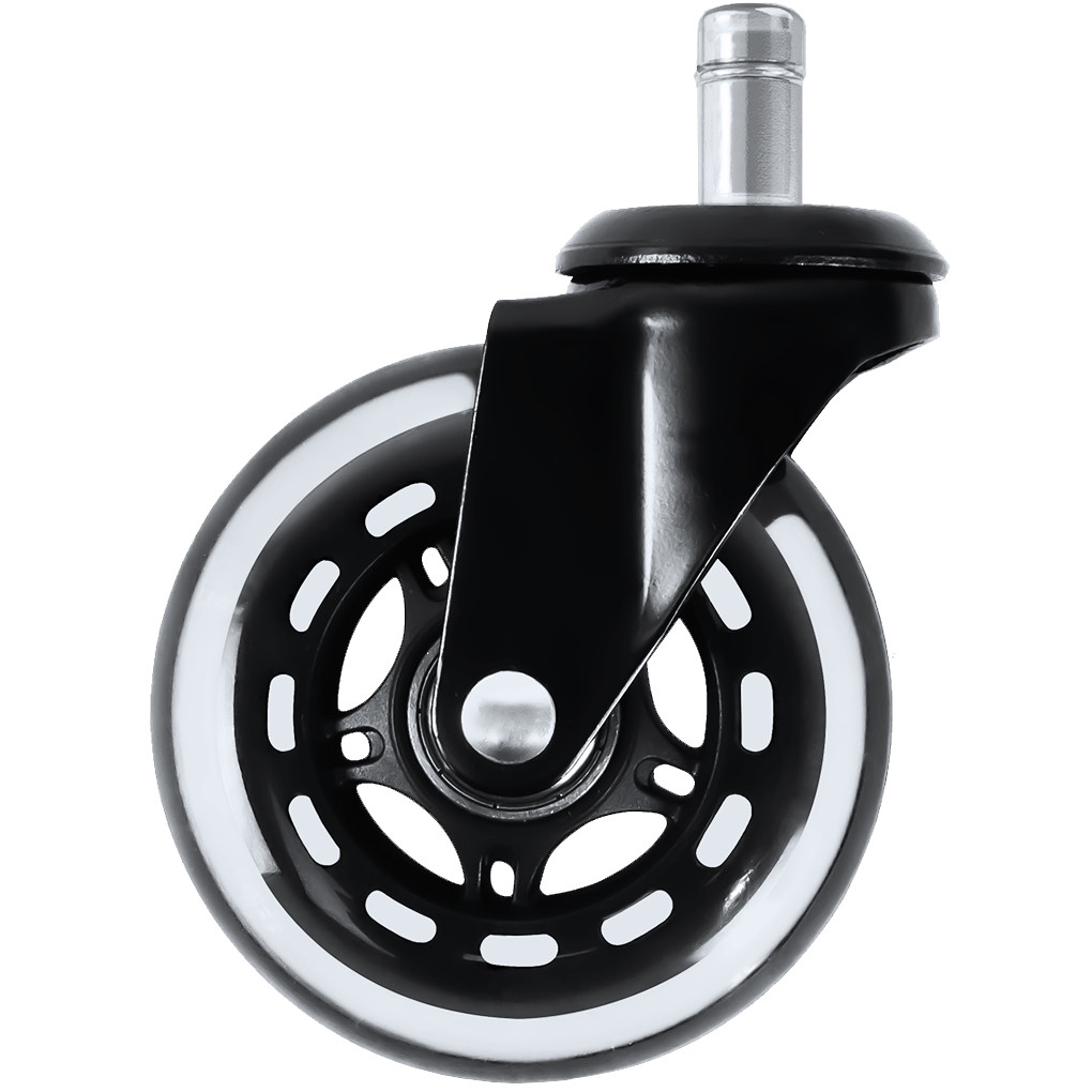 Set of 5 Rubber Wheels for Office Task Chairs - 2xhome - Modern and ...