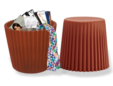 Set of 2 Modern Plastic Seat No Back Cupcake Chairs - 2xhome - Modern ...
