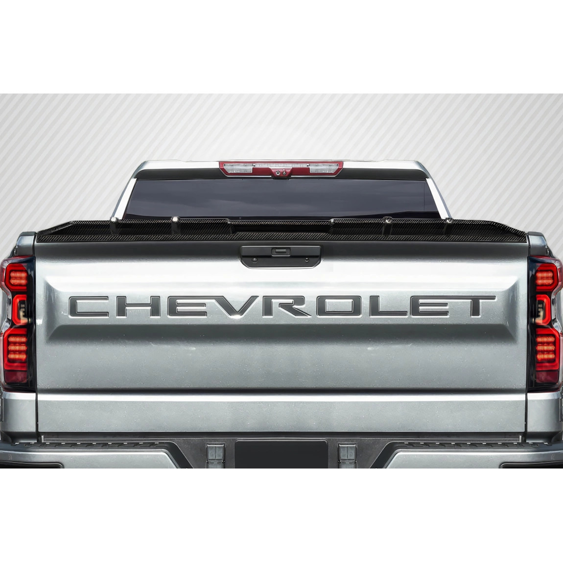 19-25 Chevrolet Silverado 1500 Street Runner Rear Tailgate Wing Spoiler ...