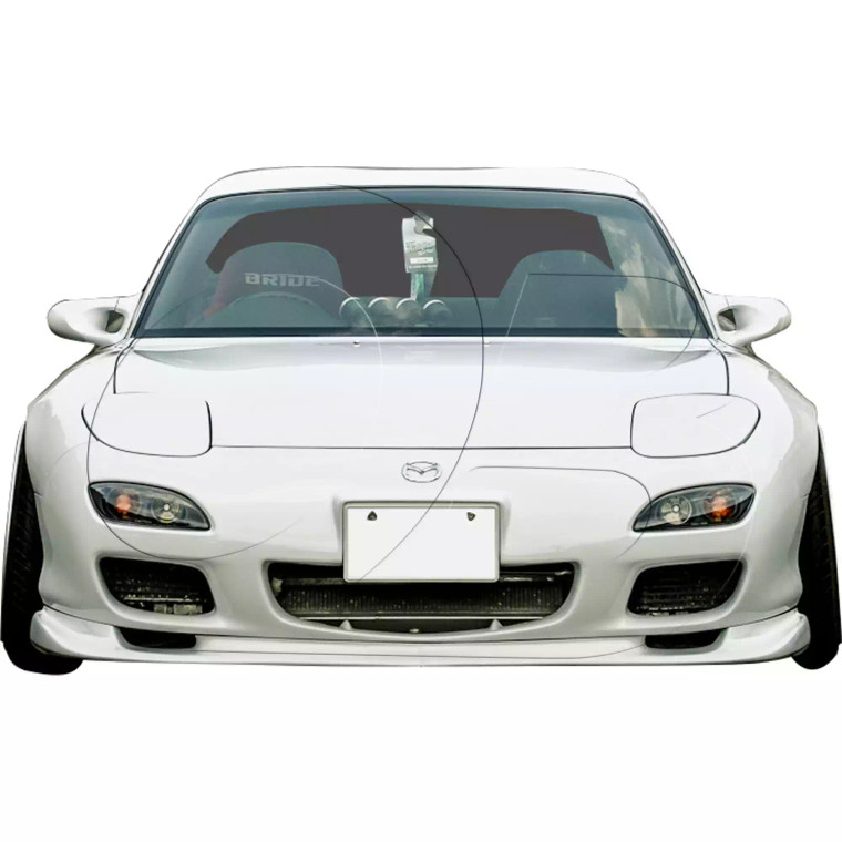 KBD Urethane 99 Spec 2pc Front Bumper & JDM Front Lip > Mazda RX7 1993-1997