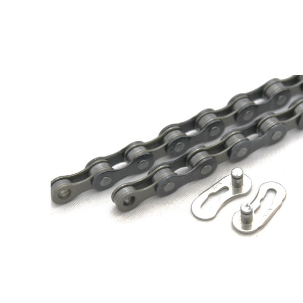 Clarks MTB/Road 8 Speed Chain 1/2x3/32 x116 Quick Release Links Fits ...