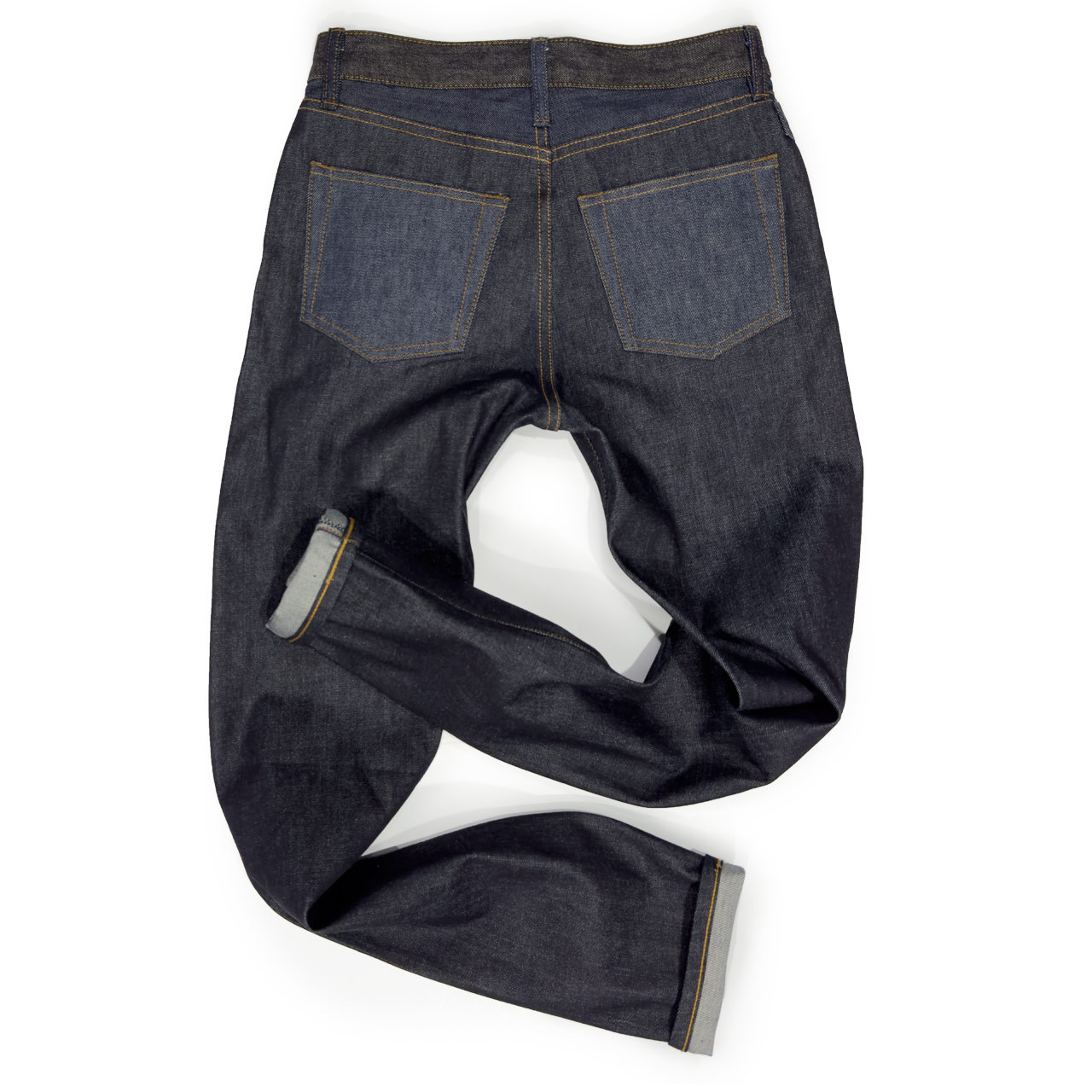 Raw Denim Women's Contrast Panel Jeans Made in the USA