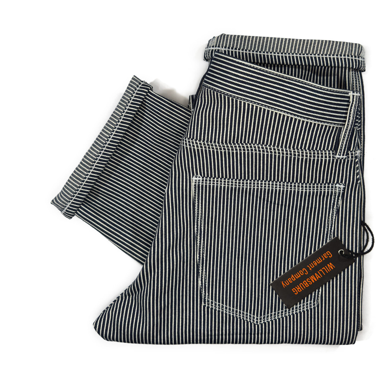 Made in USA Triple-Stitch Hickory Stripe Pants | Men’s Straight-Leg