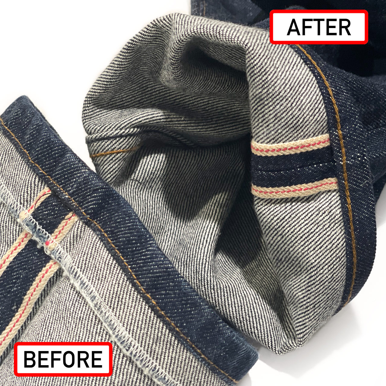 Hemming Service - $25 Chainstitch Jeans | The Gold Standard