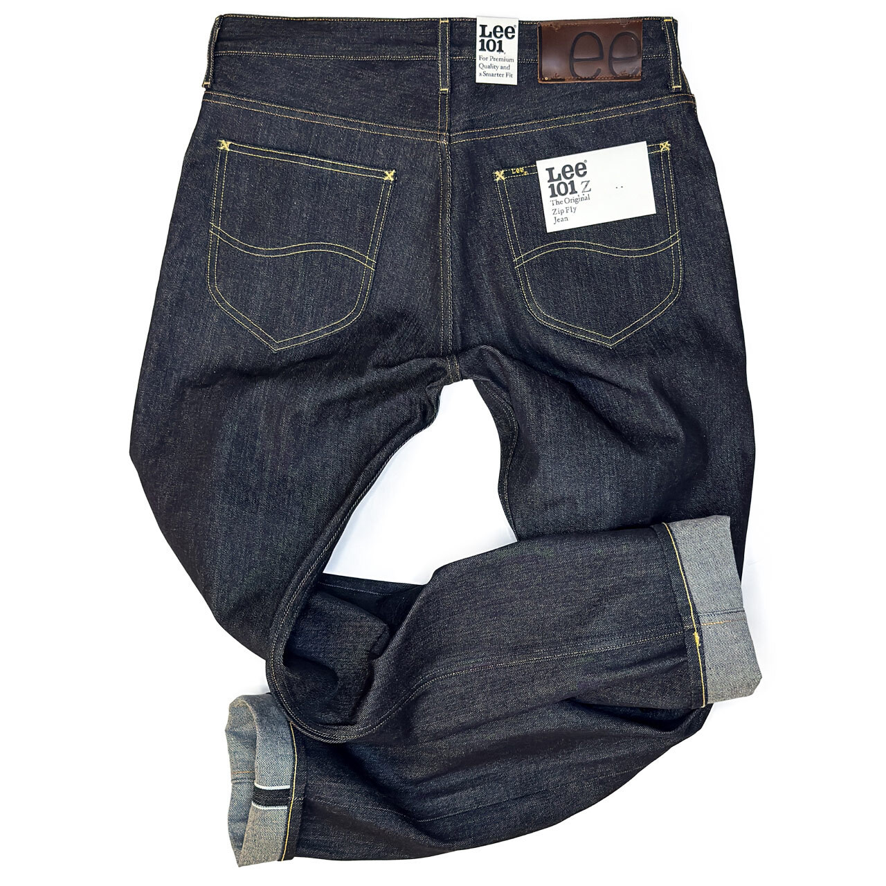 Lee 101z Jeans Made in Italy Indigo Japanese Selvedge | Relaxed Fit