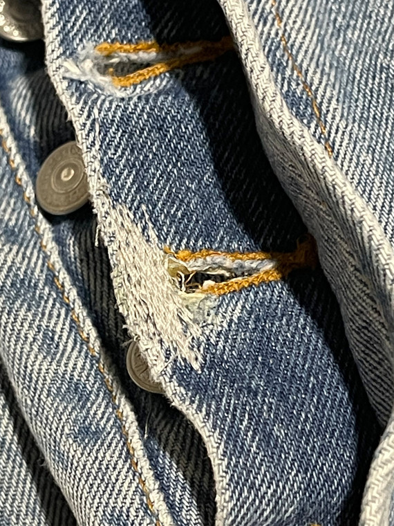 Repair Jeans Buttonholes & Button Fly Rips | Williamsburg Garment Co.