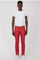 Red Raw Denim Jeans - Williamsburg Garment Co.