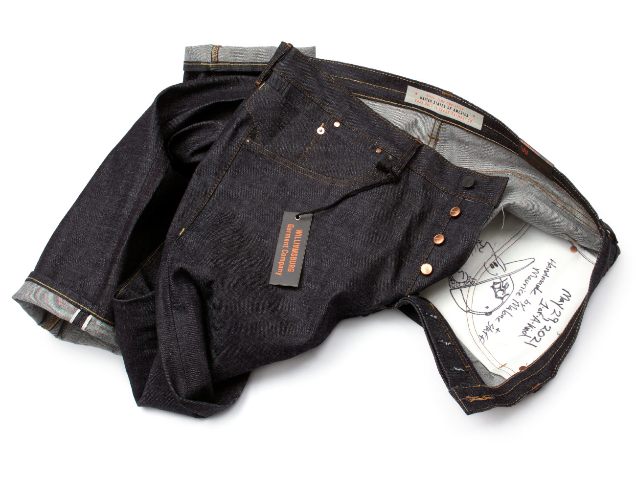 Size 44 Selvedge Handmade In Brooklyn Williamsburg Garment Co 