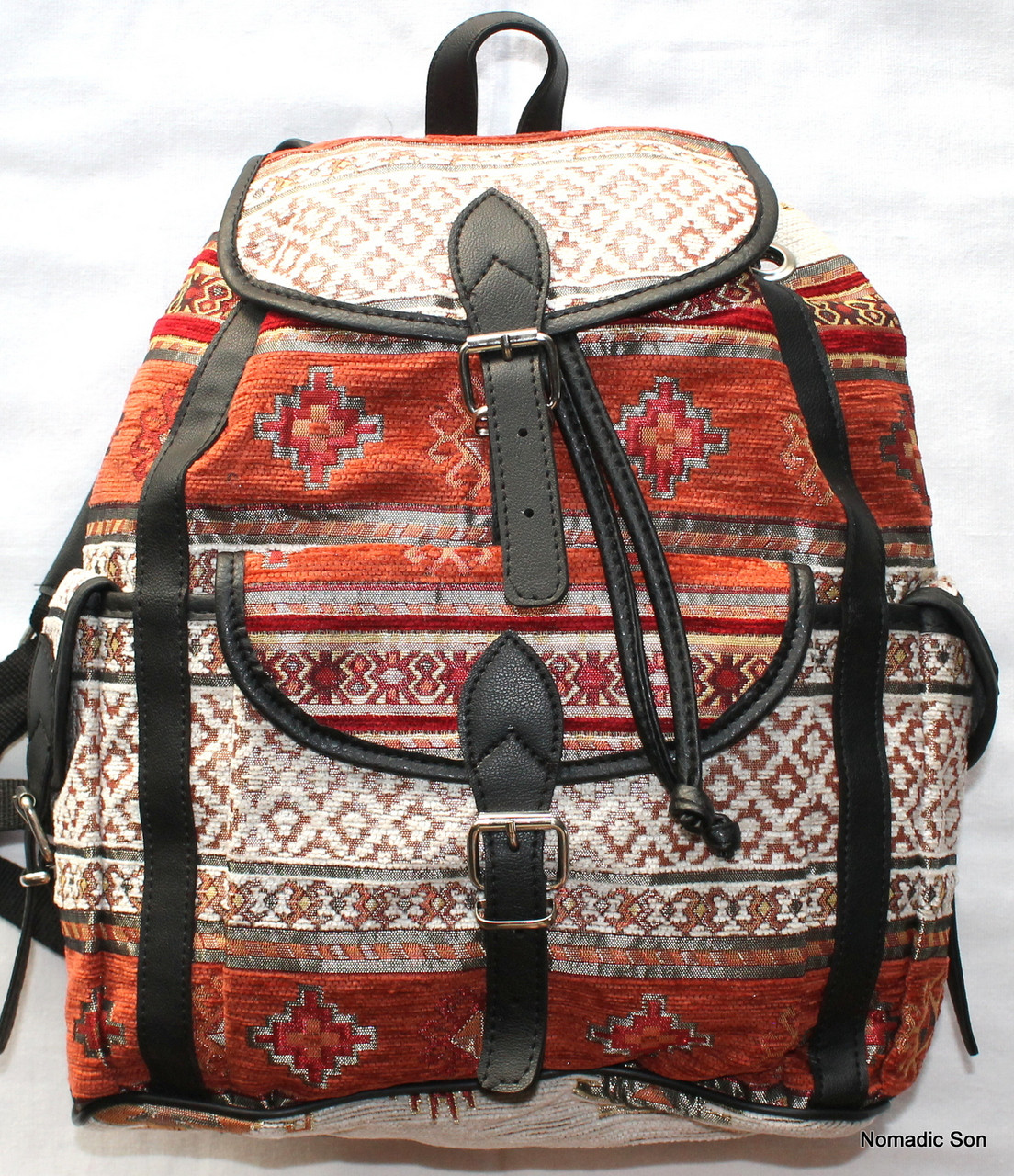 Woven Textile Backpack - NOMADIC SON
