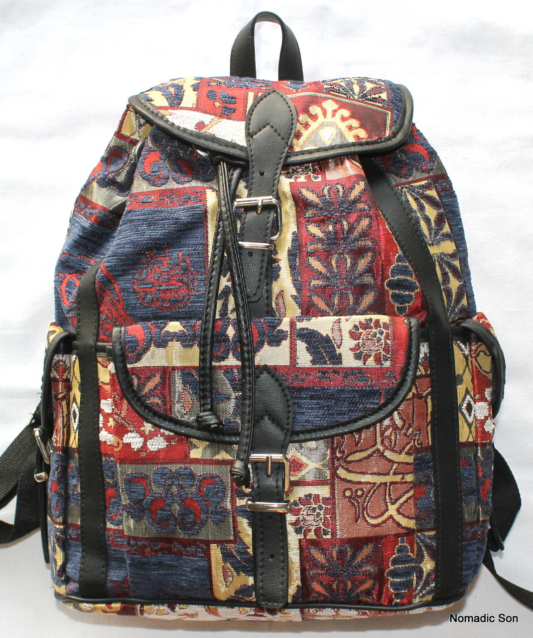 Woven Textile Backpack - NOMADIC SON
