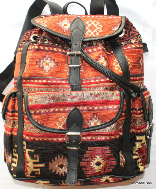 Woven Textile Backpack - NOMADIC SON