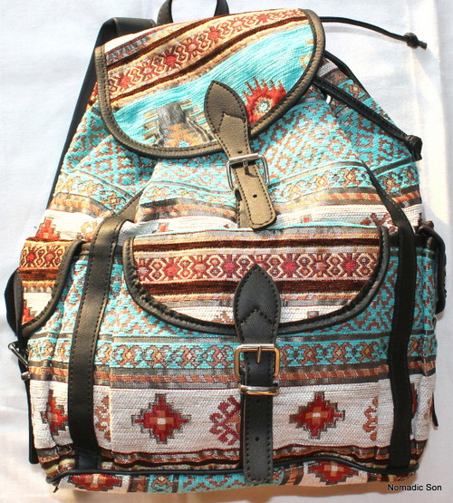 Woven Textile Backpack - NOMADIC SON