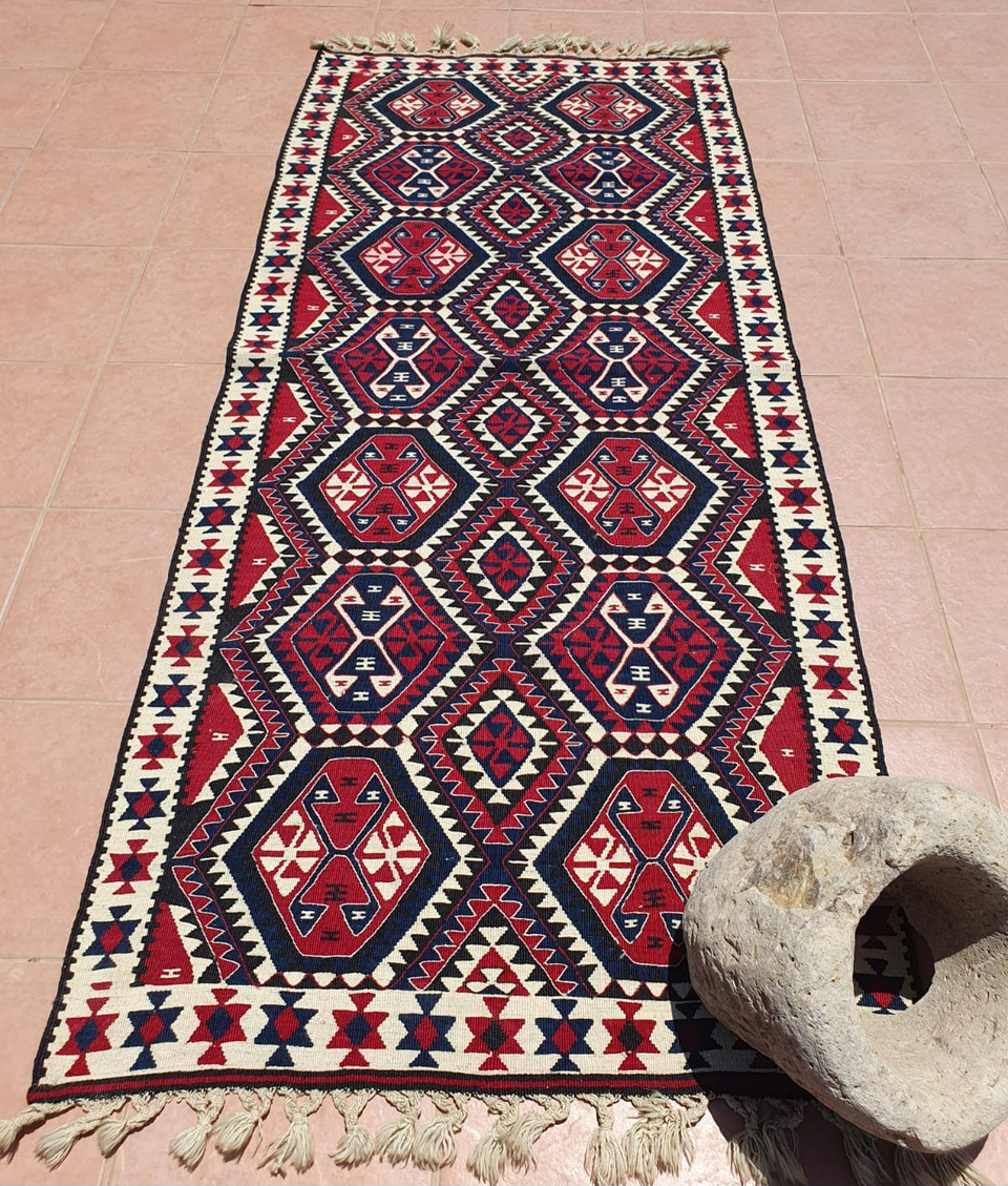 Handmade kilim runners