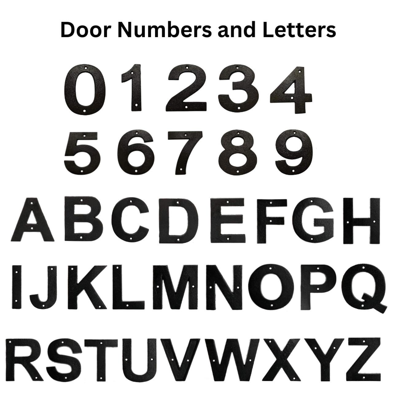 Door Numbers and Letters For House Name - Door Letter R - Pristine.co.uk