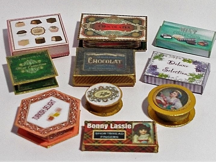 Kit-Chocolate Box Selection No3 - ZENA'S MINIATURES