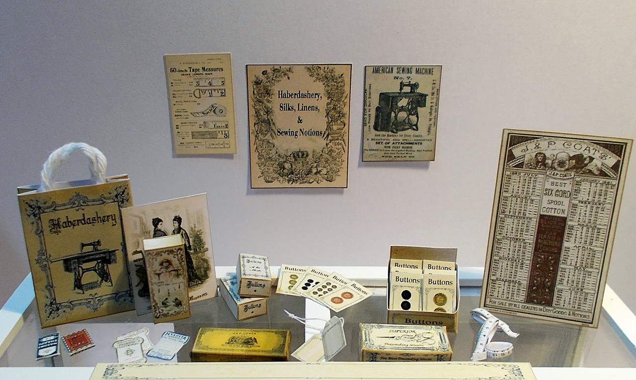 KIT - Vintage Haberdashery No1 - ZENA'S MINIATURES