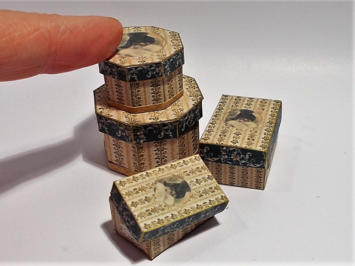 Kit - Edwardian Lady Boxes - ZENA'S MINIATURES