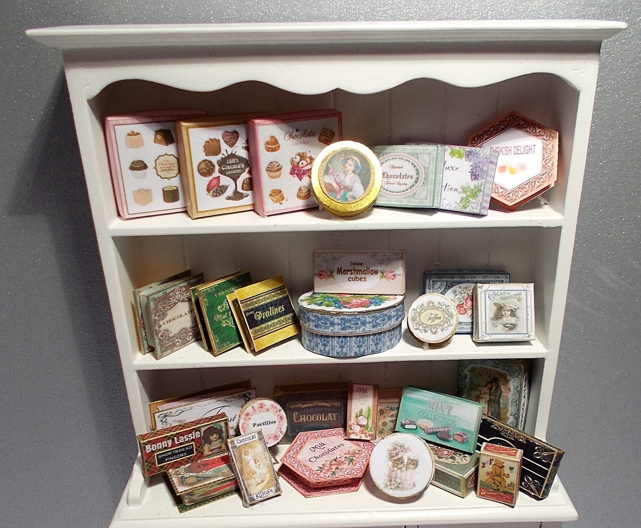 Kit-Chocolate Box Selection No2 - ZENA'S MINIATURES