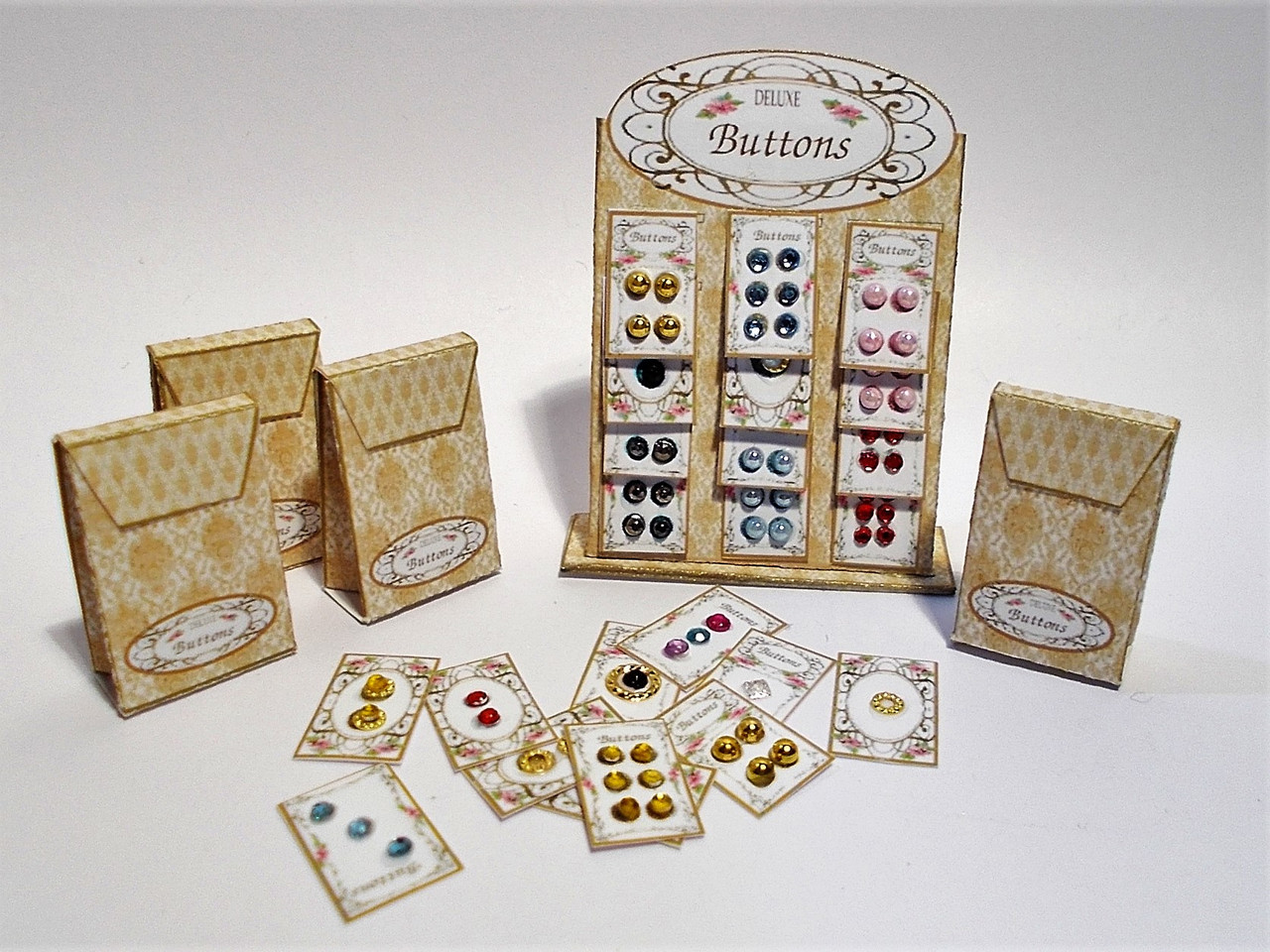 Kit - Deluxe Button Stand - ZENA'S MINIATURES