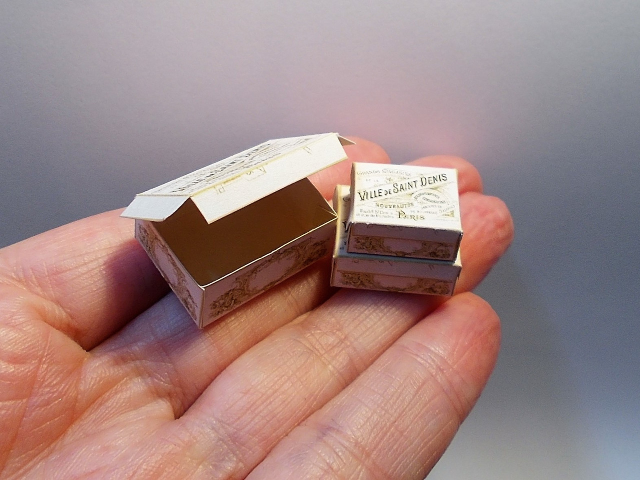 Kit - French Boxes - ZENA'S MINIATURES