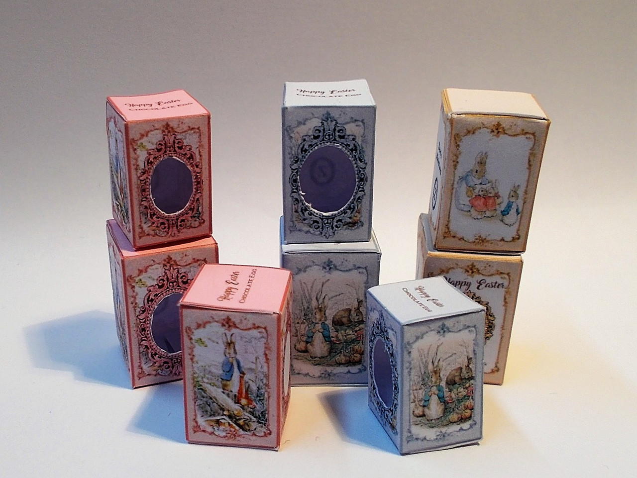 Kit - Easter Egg Boxes no3 - ZENA'S MINIATURES