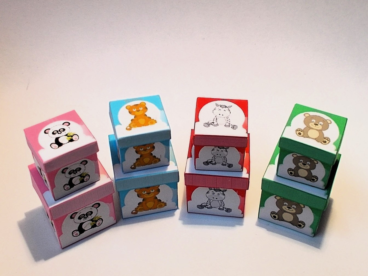 Kit - 8 Animal Toy Boxes - ZENA'S MINIATURES