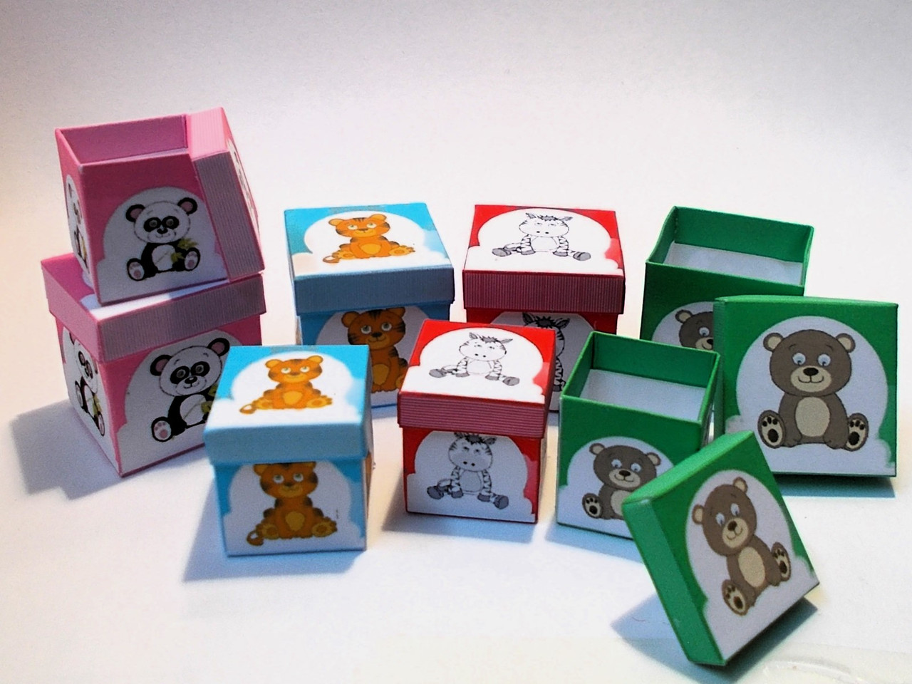 Kit - 8 Animal Toy Boxes - ZENA'S MINIATURES