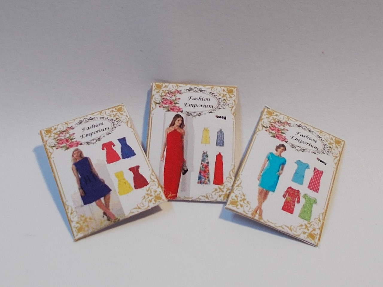 Set of 3 Modern Dressmaking sewing pattern packs No1 - ZENA'S MINIATURES