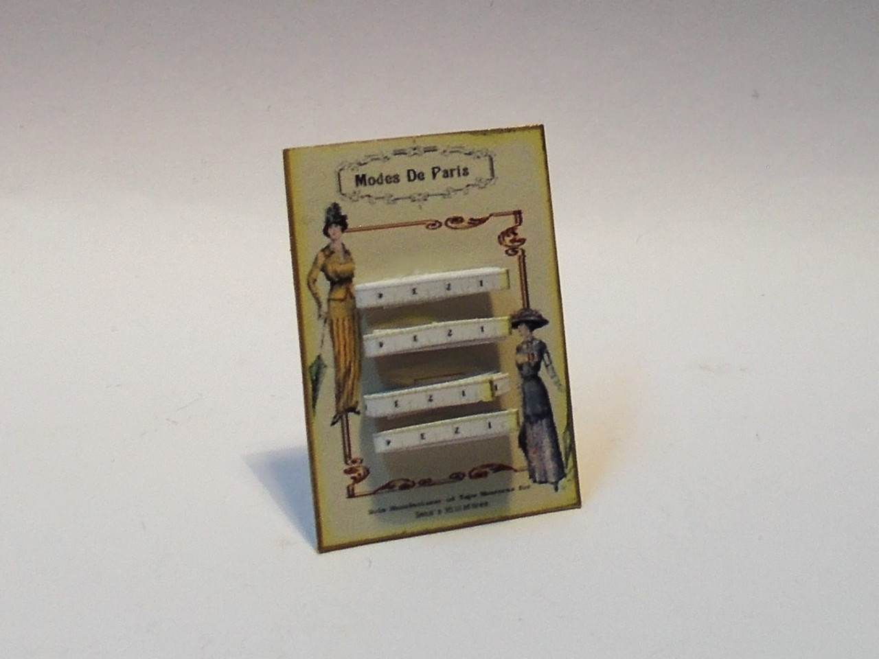 Edwardian Ladies Tape Measure Stand - ZENA'S MINIATURES