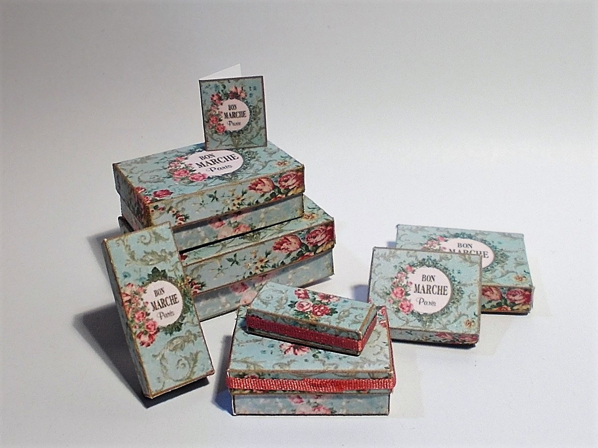 Download - Pink Shabby Chic Boxes - ZENA'S MINIATURES