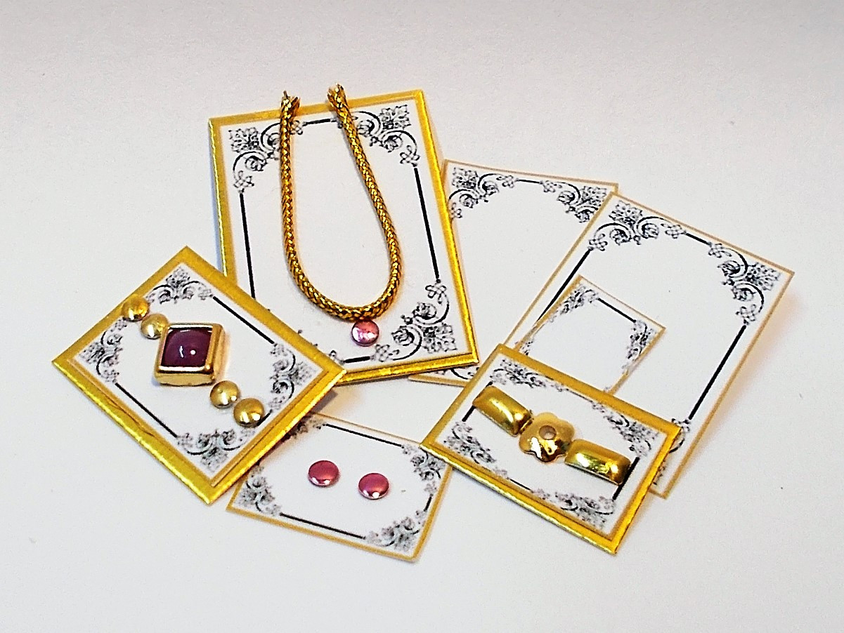 Download - Jewellery Cards No1 - ZENA'S MINIATURES