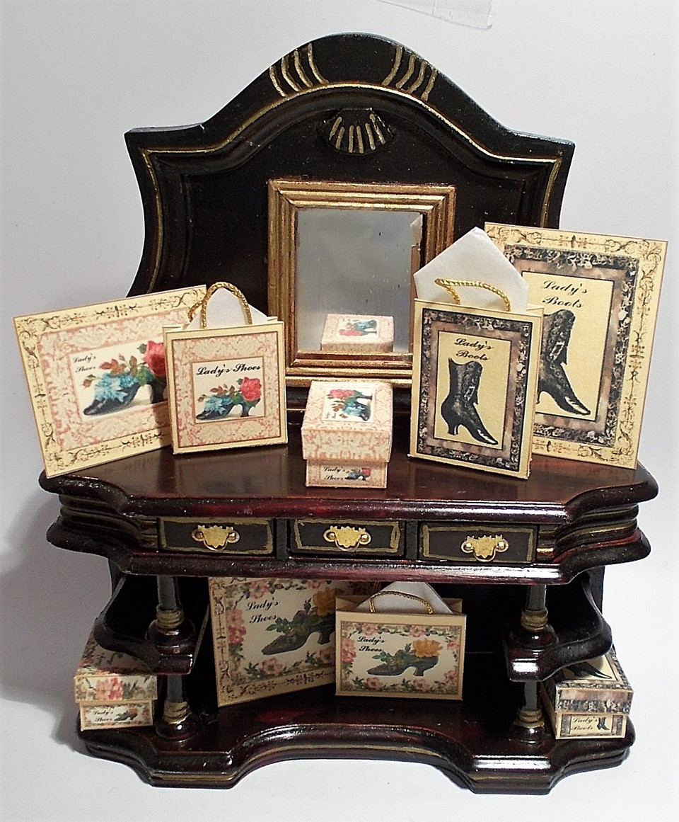 Kit - Vintage Shoe Box Display - ZENA'S MINIATURES