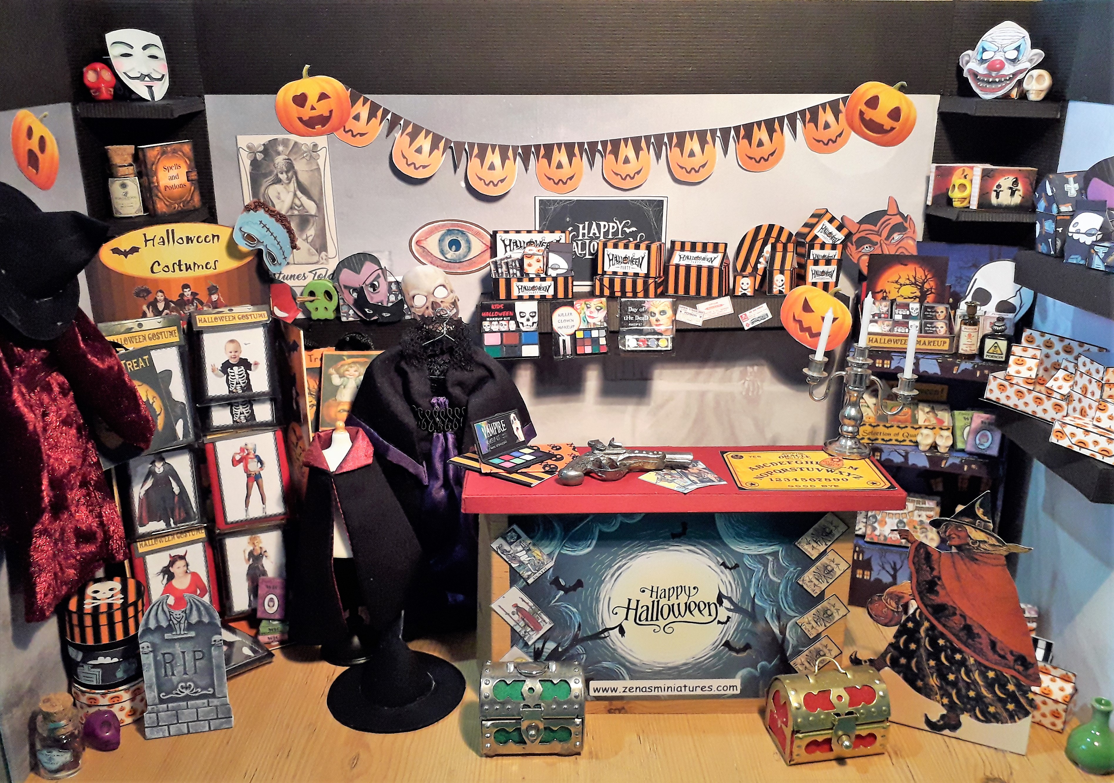 Download - Halloween Shop Display No1 - ZENA'S MINIATURES