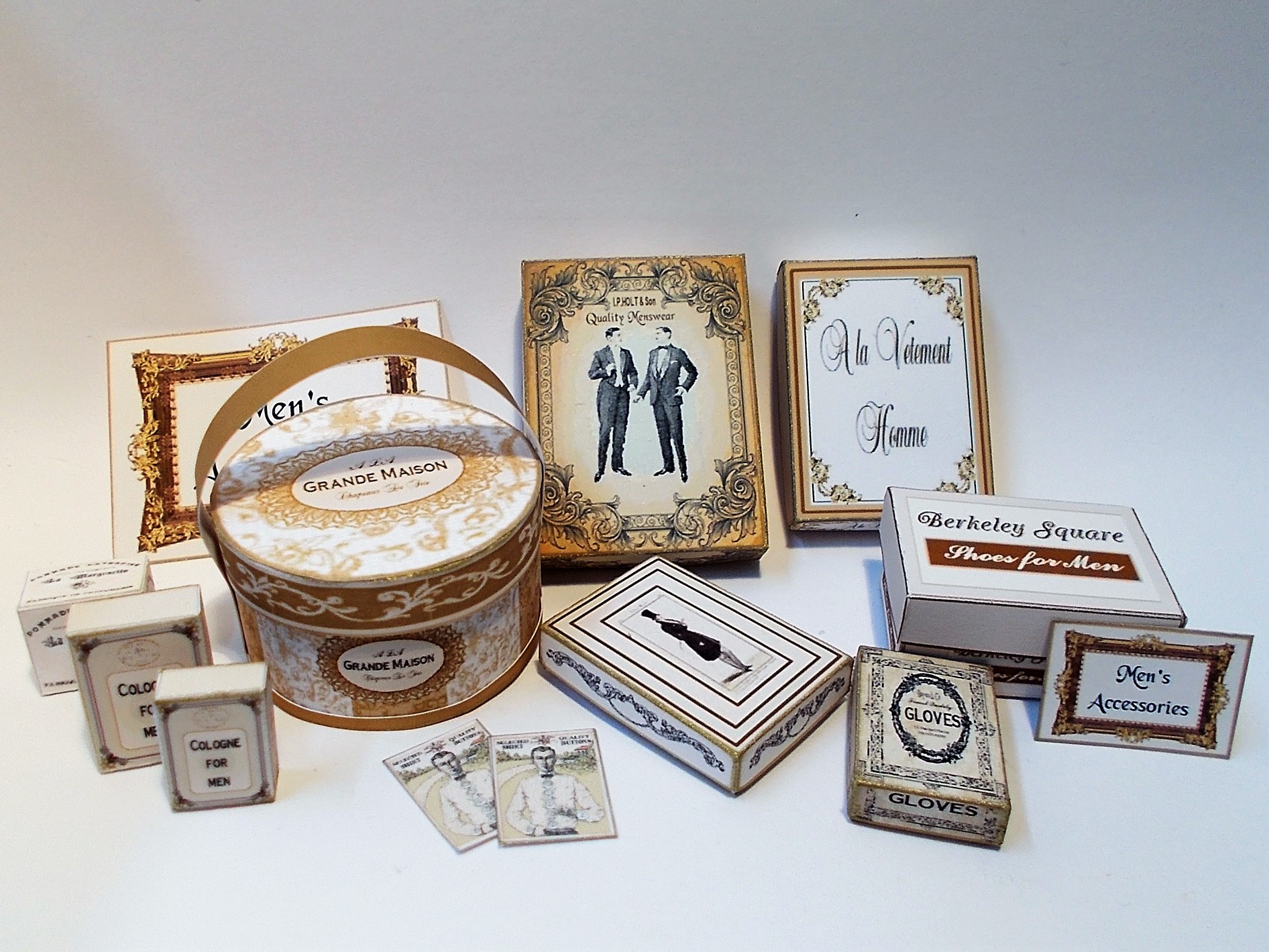 Download - Vintage Gents Boxes No1 - ZENA'S MINIATURES