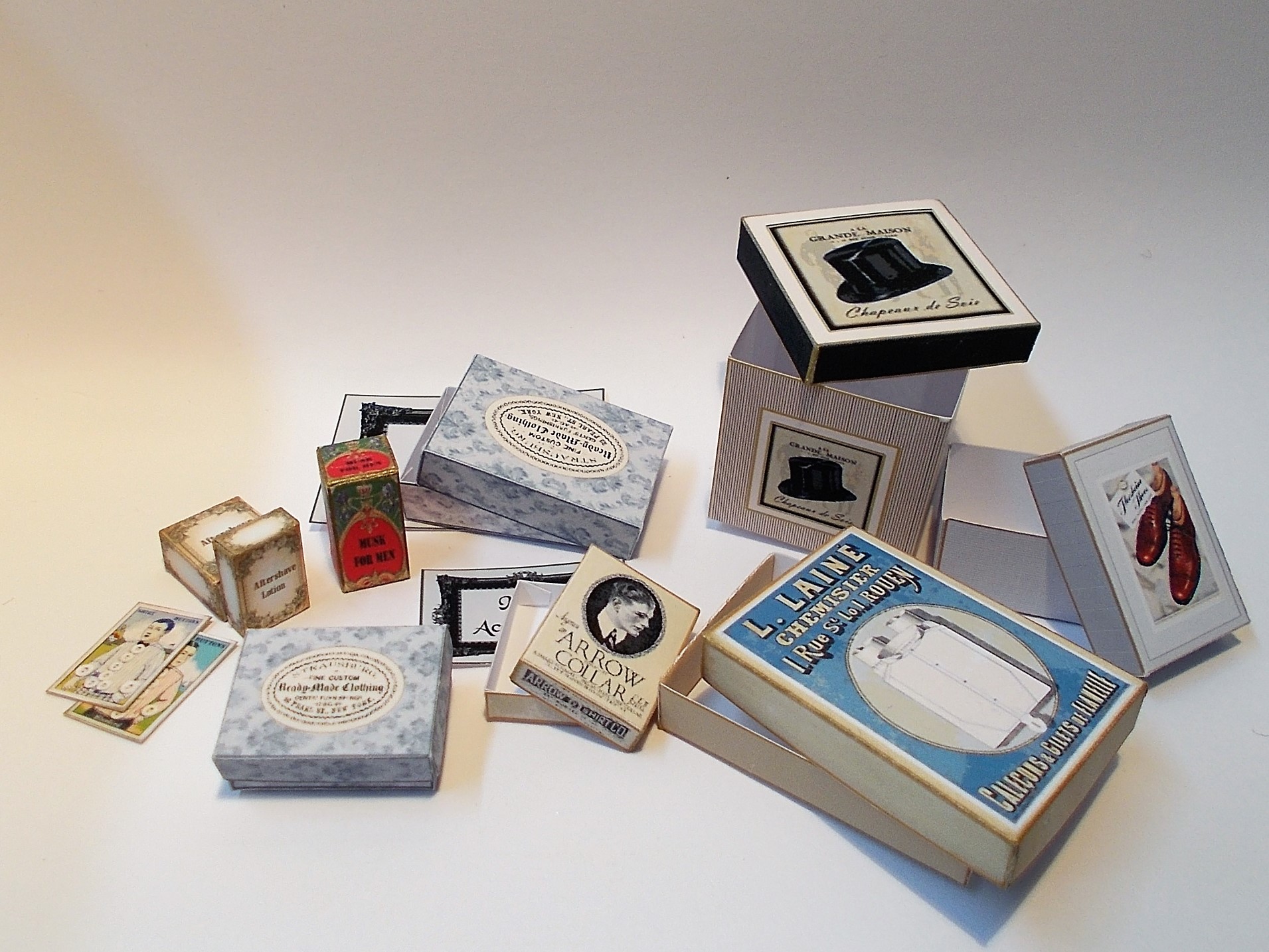Download - Vintage Gents Boxes No2 - ZENA'S MINIATURES