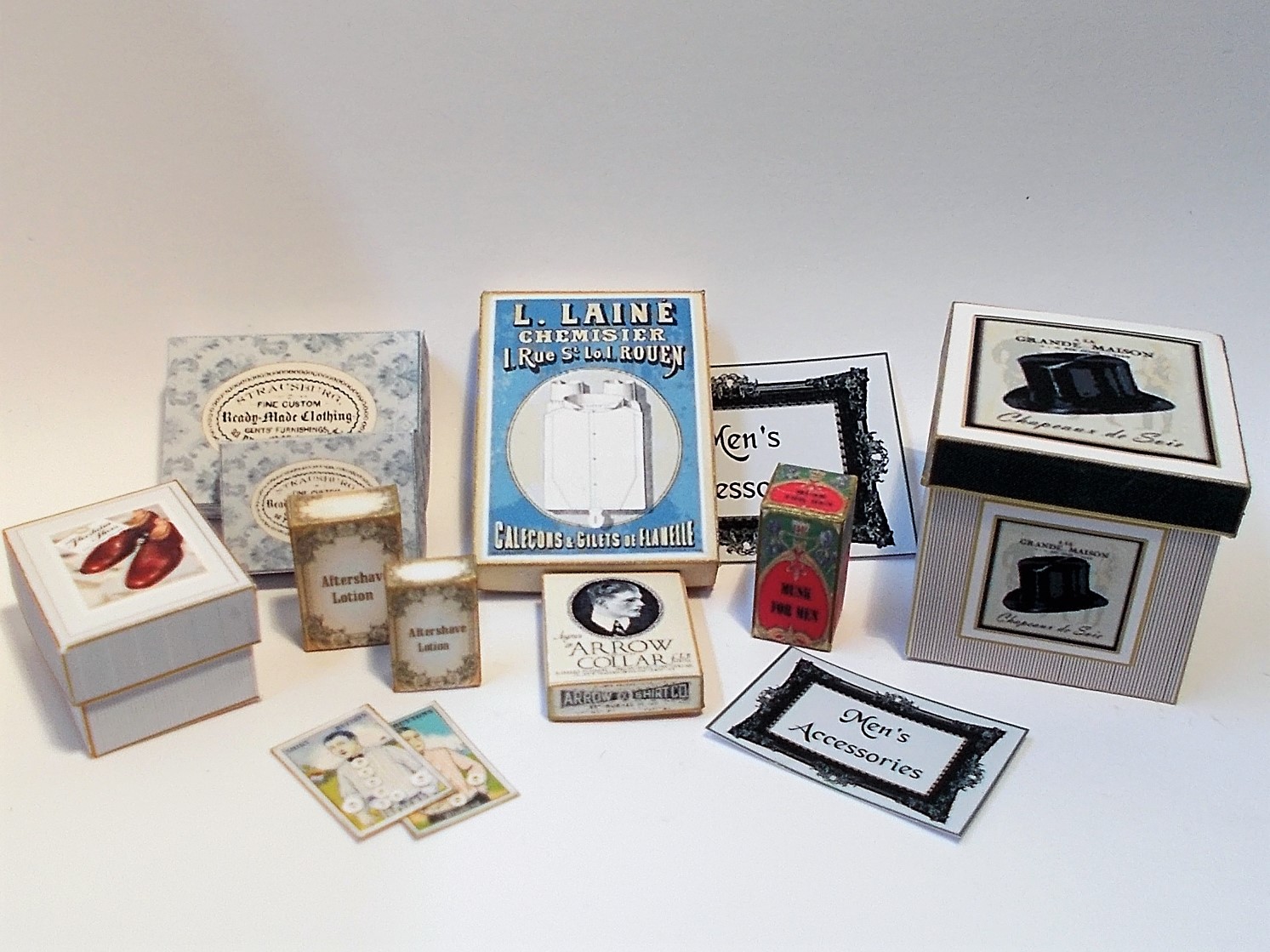 Download - Vintage Gents Boxes No2 - ZENA'S MINIATURES