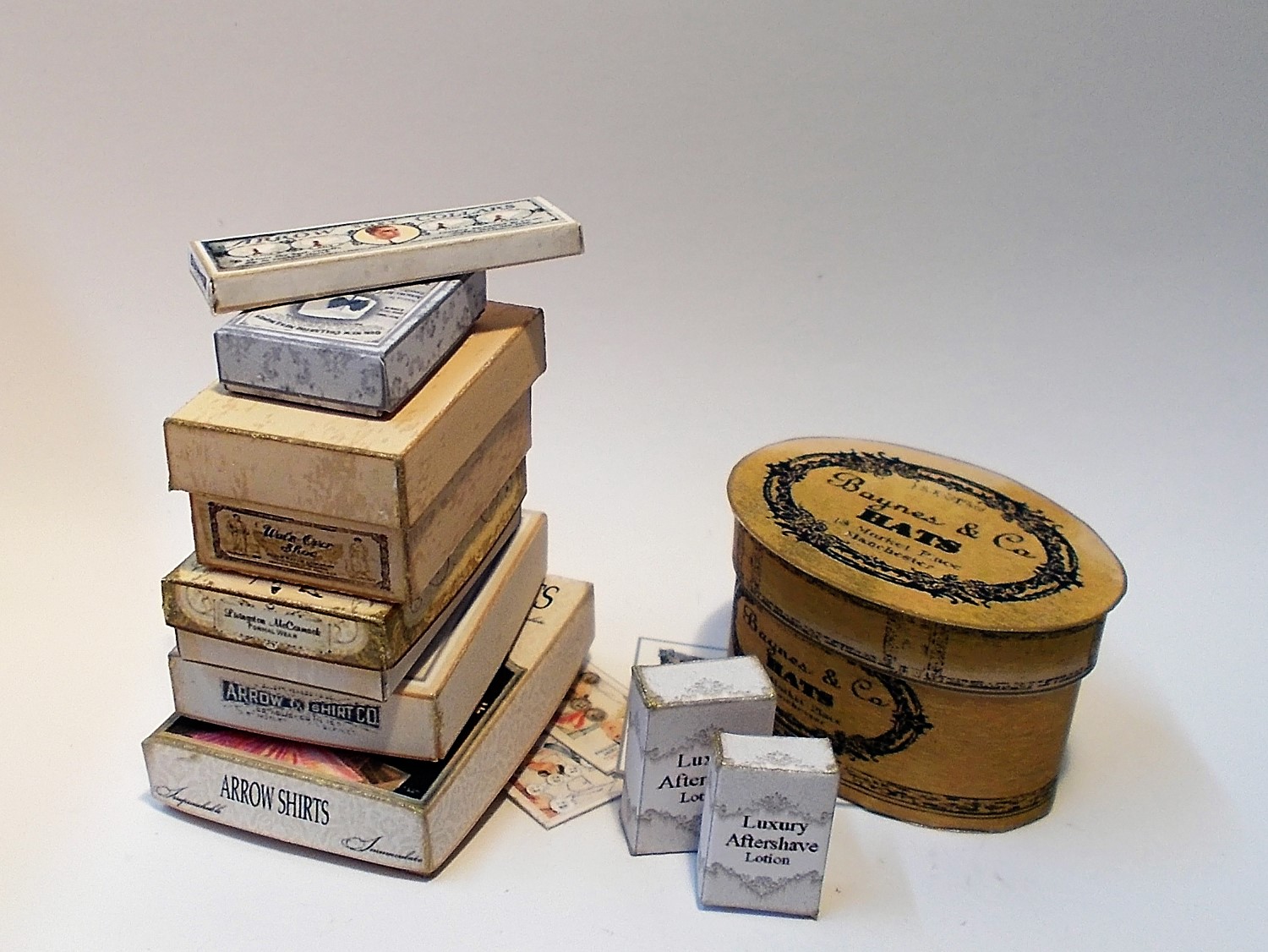 Download - Vintage Gents Boxes No3 - ZENA'S MINIATURES