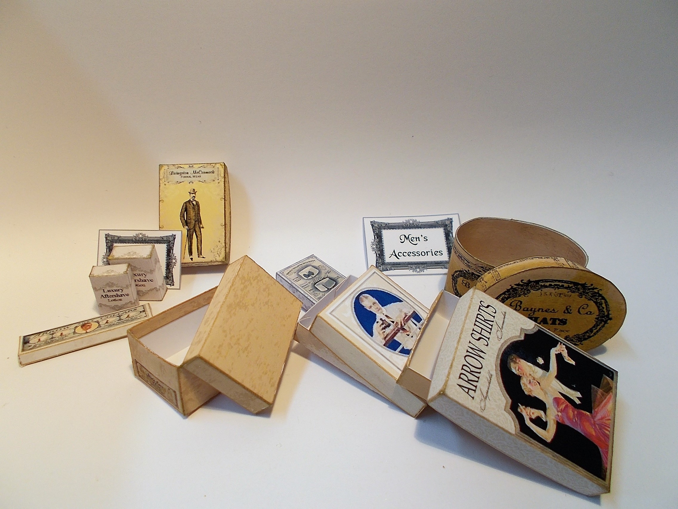 Download - Vintage Gents Boxes No3 - ZENA'S MINIATURES