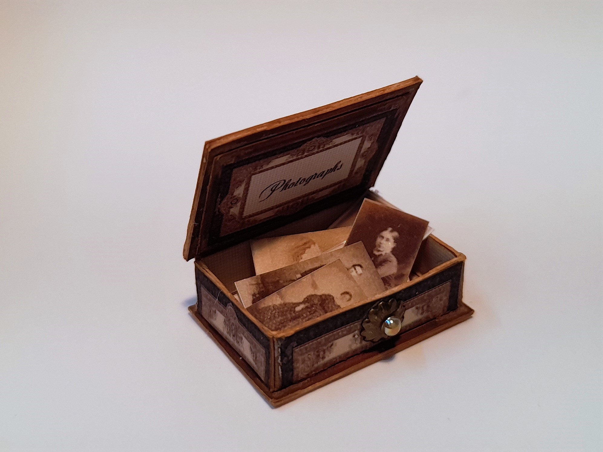 Vintage Photograph Box - ZENA'S MINIATURES
