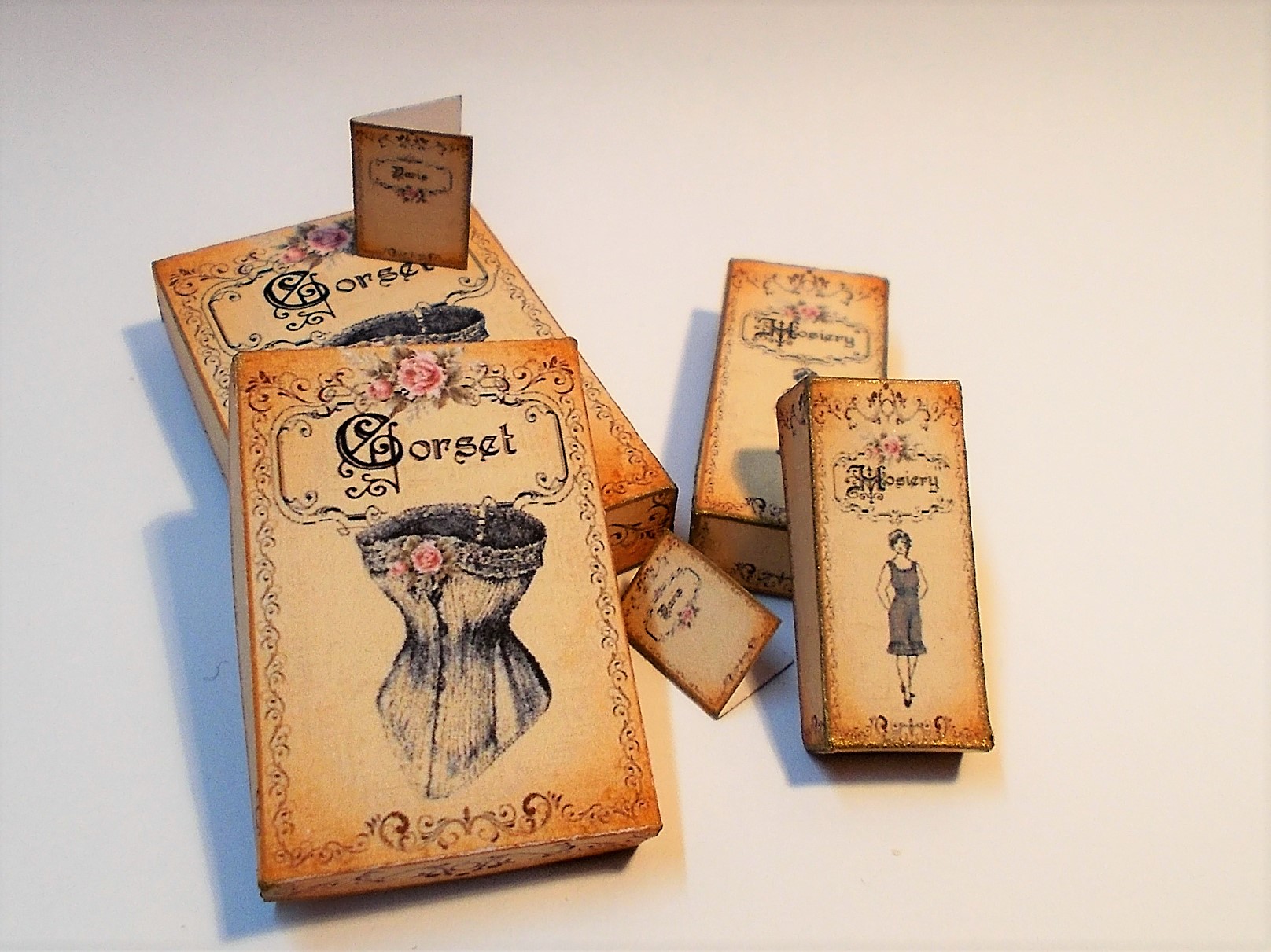 Kit - Classic Underwear Boxes - ZENA'S MINIATURES