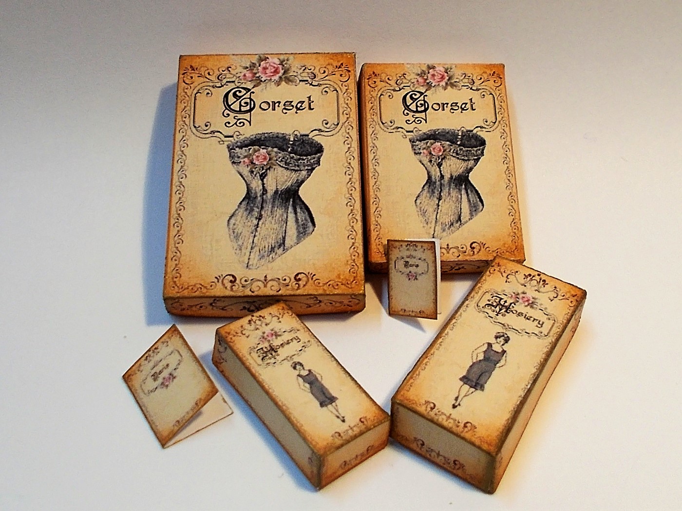 Kit - Classic Underwear Boxes - ZENA'S MINIATURES