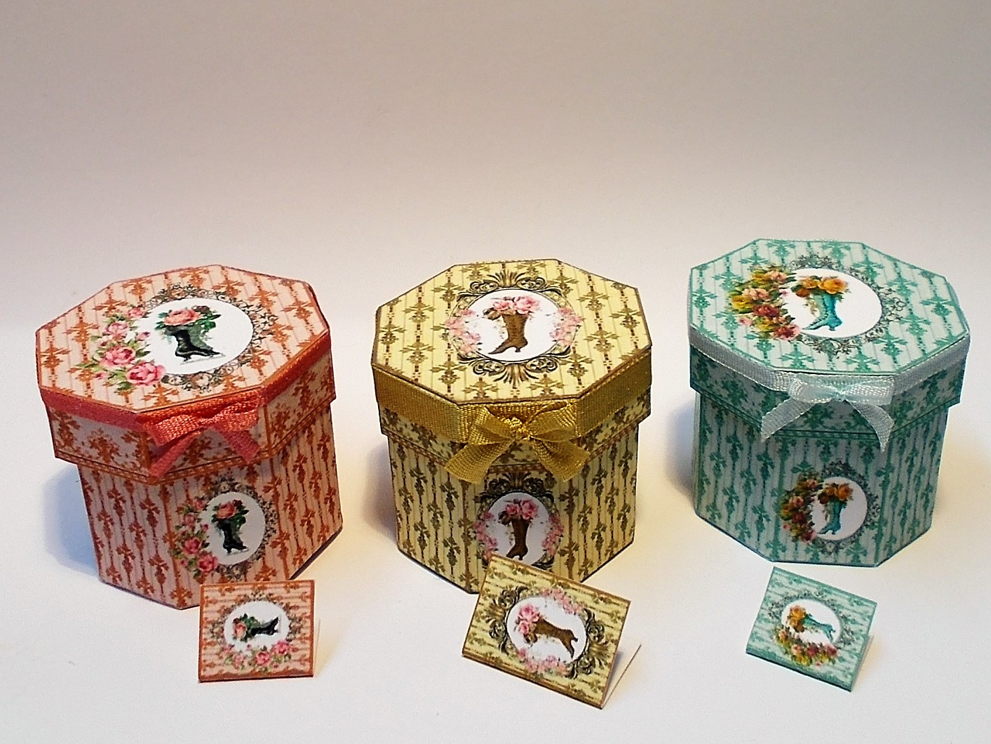 Kit - Boot Boxes -makes 3 - ZENA'S MINIATURES