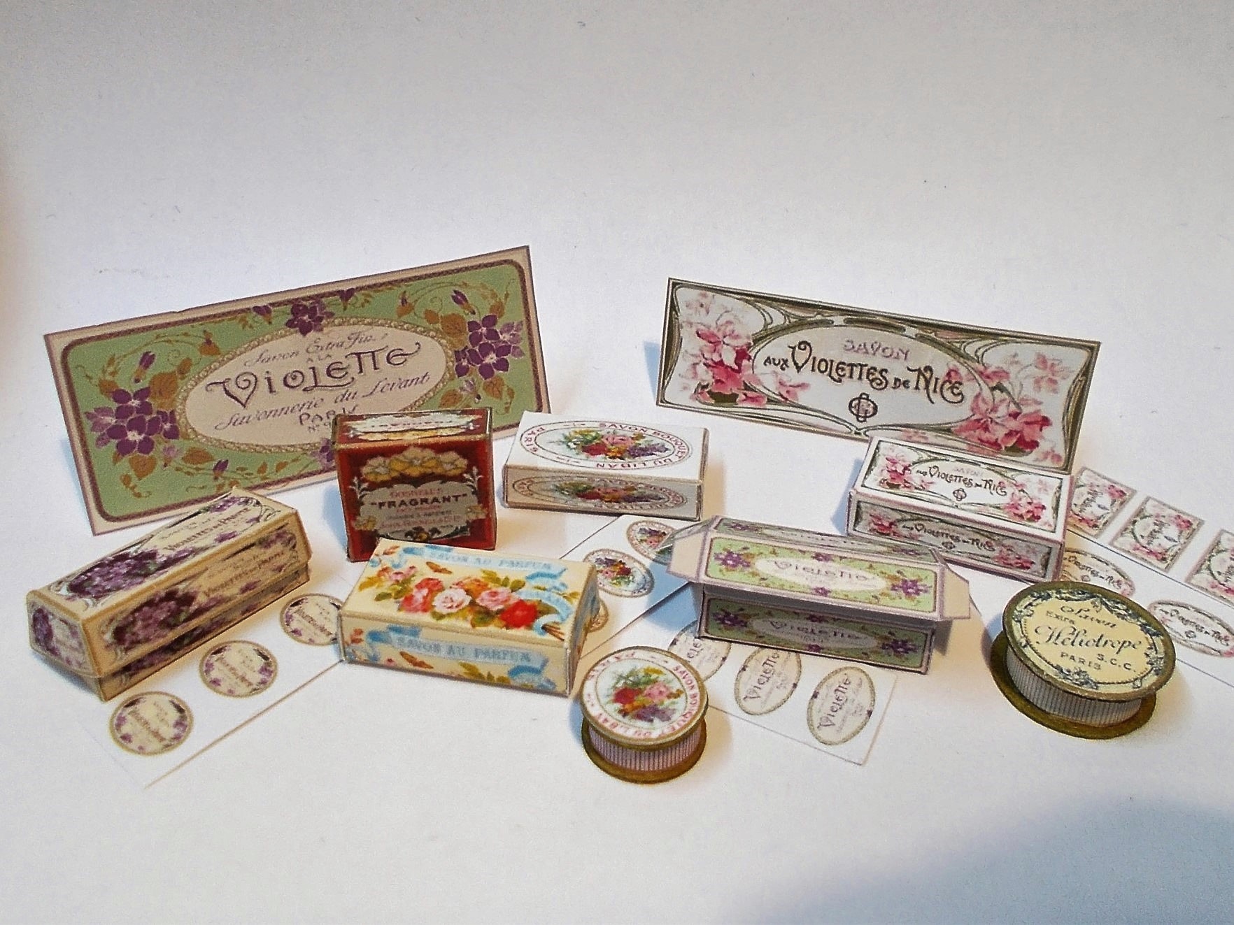 Kit - Soap Boxes - ZENA'S MINIATURES