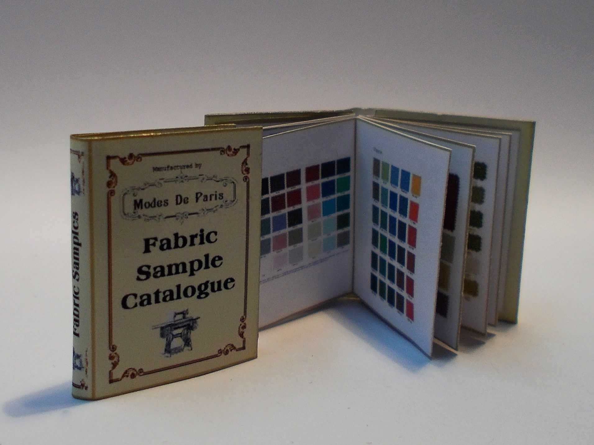 Fabric Sampler Catalogue/swatch book - ZENA'S MINIATURES