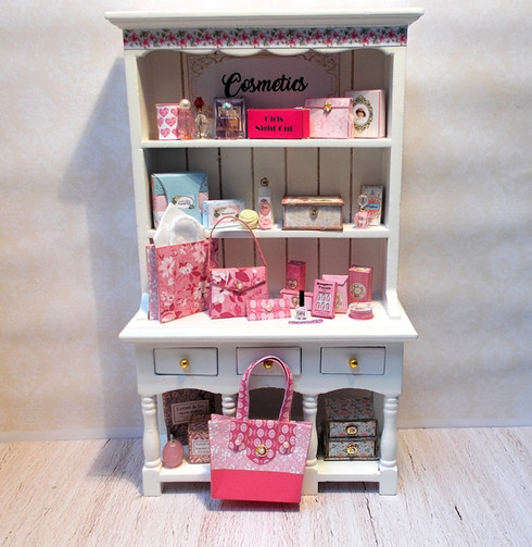 Shop Display Stand - Makeup Boutique DF10 - ZENA'S MINIATURES